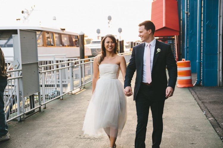 Sunset Terrace at Chelsea Piers Wedding: A Dream Come True